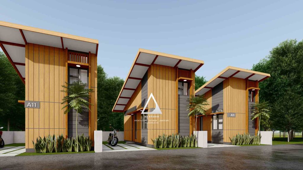 Rumah kayu minimalis - Arsi D. Studio