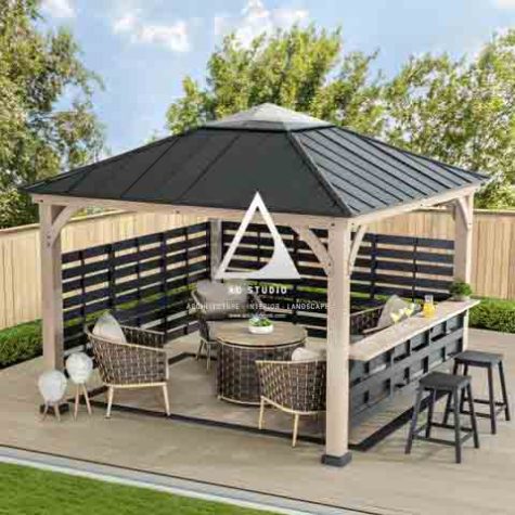 Pilihan Desain Gazebo Minimalis yang Pas untuk Rumah Kecil - AD Studio ...