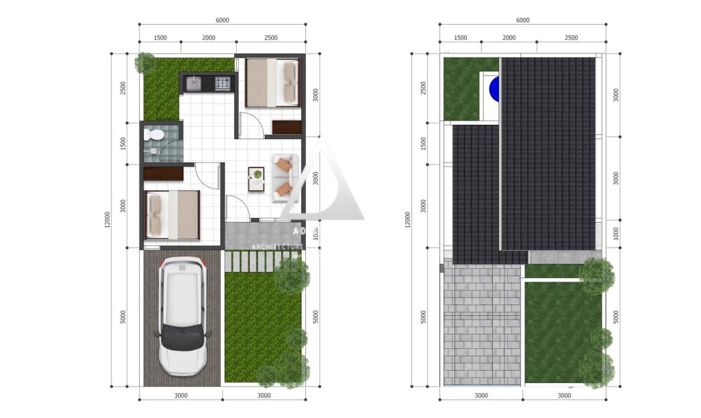 Inspirasi Denah Rumah Tipe 36 untuk Hunian Minimalis dan Nyaman - AD ...