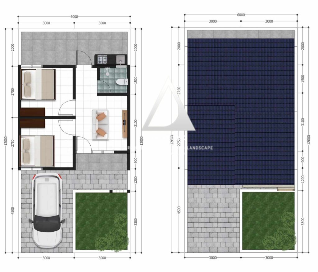 Inspirasi Denah Rumah Tipe 36 untuk Hunian Minimalis dan Nyaman - AD ...