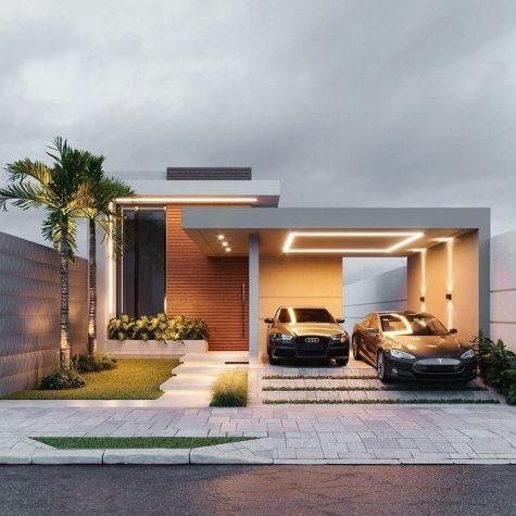 Garasi Rumah Modern: Kombinasi Teknologi Canggih dan Desain Futuristik ...