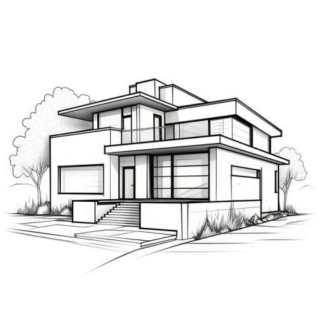 Sketsa Rumah Simpel: Menghadirkan Desain Minimalis untuk Hunian yang ...
