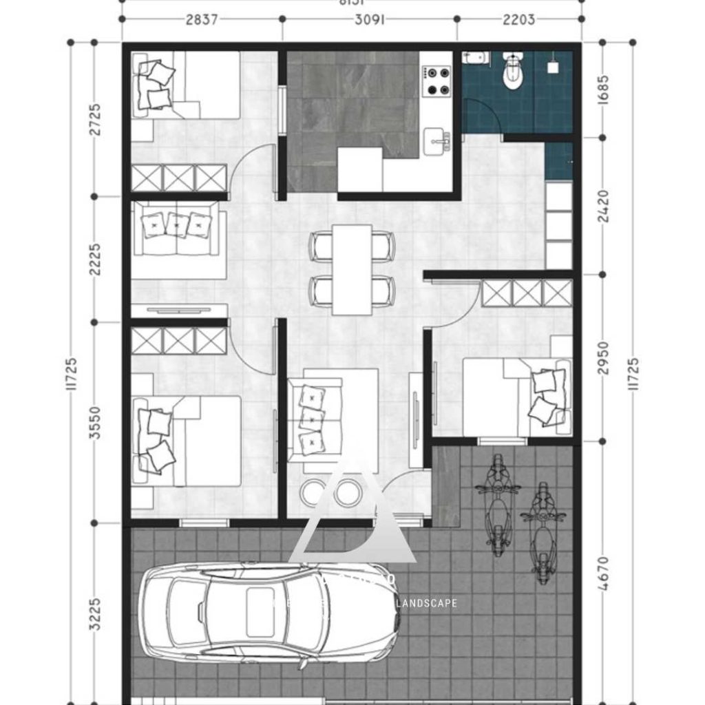 Contoh Denah Rumah: Inspirasi Desain Rumah - Arsi D Studio